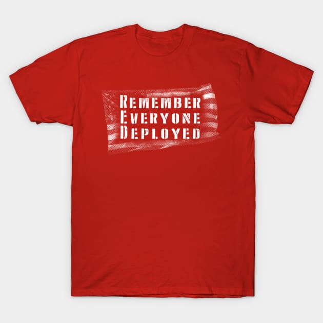 Red Friday Remember Everyone Deployed Red Friday T Shirt Teepublic